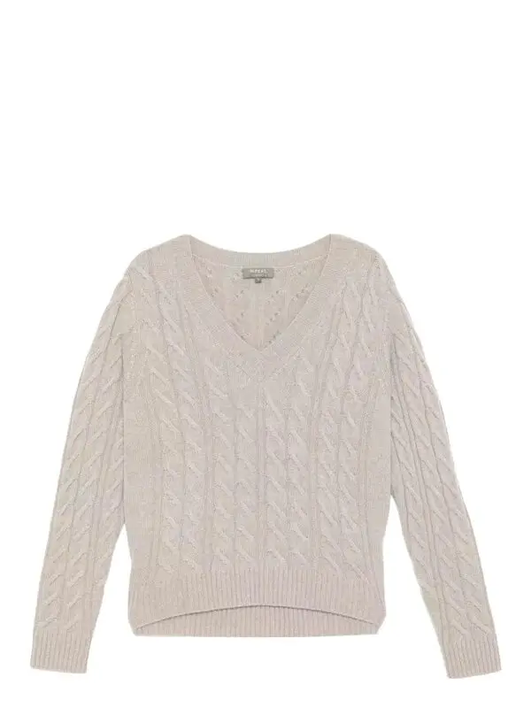 N.peal Frankie V-neck Sweater - Brown