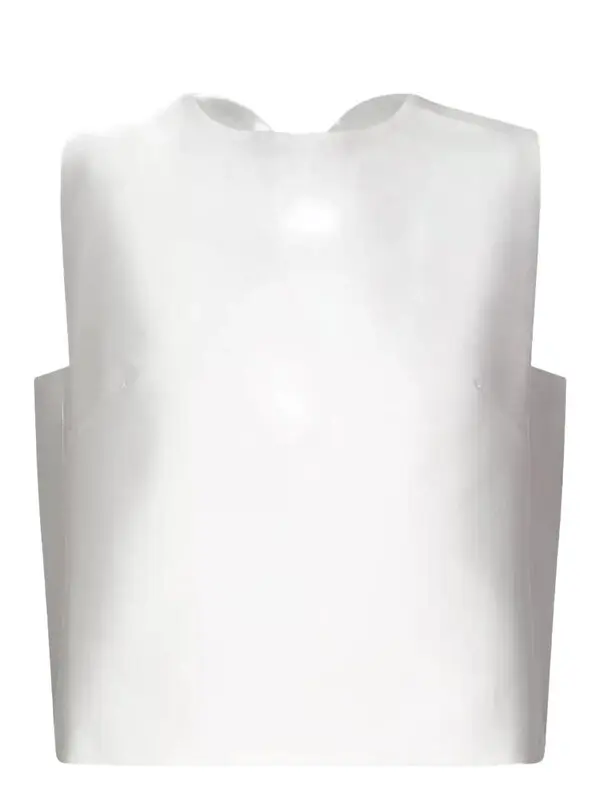 VIOLANTE NESSI Bow-detail Sleeveless Top - White