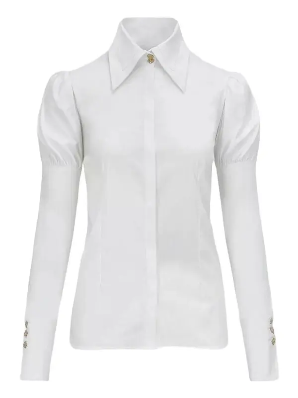 VIOLANTE NESSI Point-collar Shirt - White
