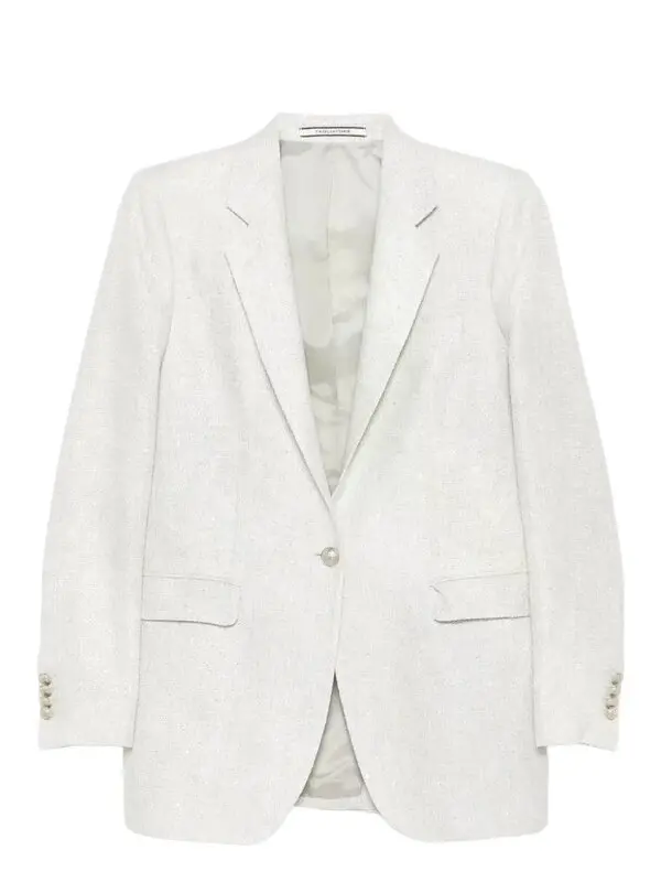 Tagliatore Buttoned Blazer - Grey