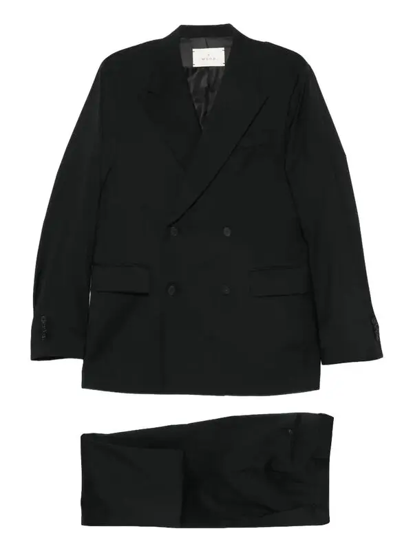 MANUEL RITZ Double-breasted Suit - Black