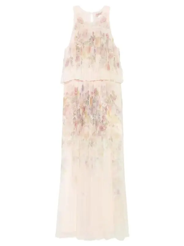 TWINSET Floral Maxi Dress - Pink