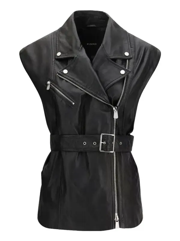 Pinko Belted Gilet - Black