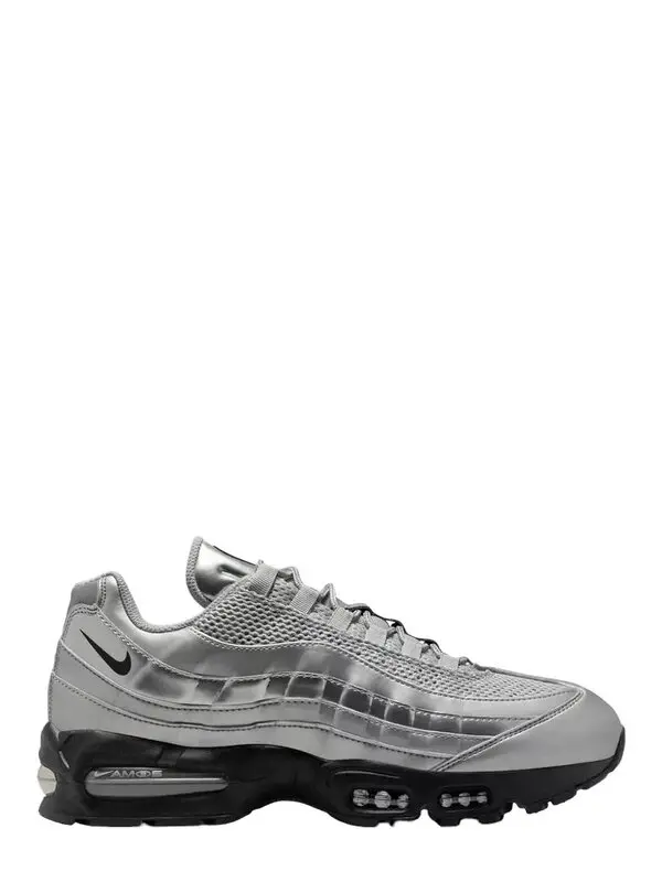 Nike Air Max 95 Lace-up Sneakers - Silver