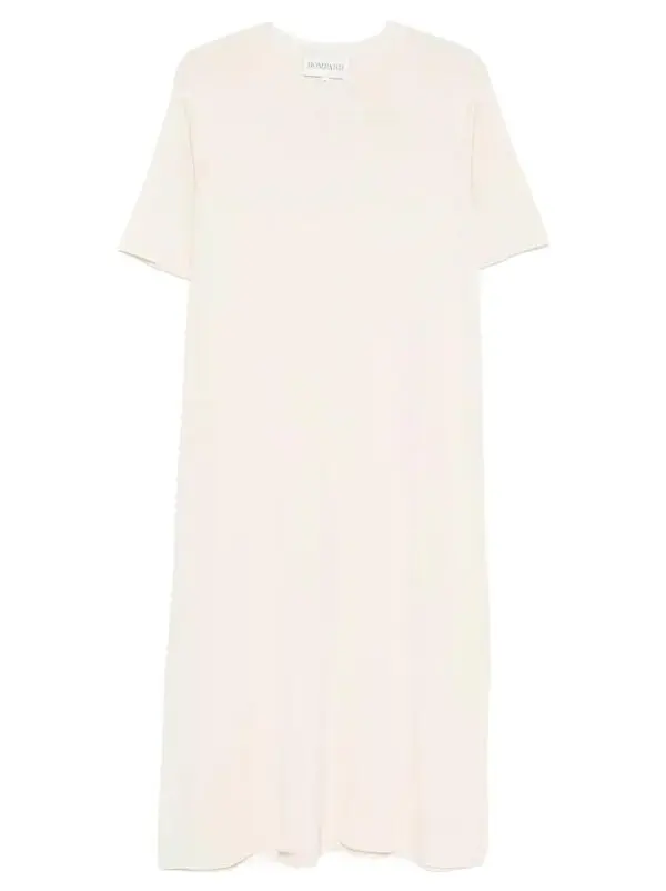 Eric Bompard Crew-neck Midi Dress - Neutrals