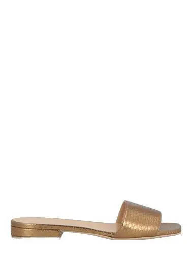 SERGIO ROSSI Slide Sandals - Yellow