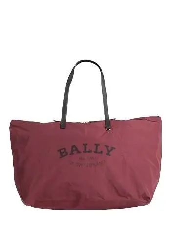Bally Handbag In Technical Fibers And Leather - Red