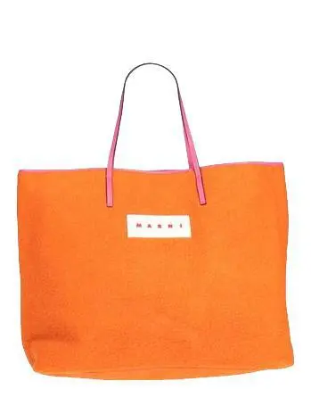 Marni Felt Shopper Bag - Orange