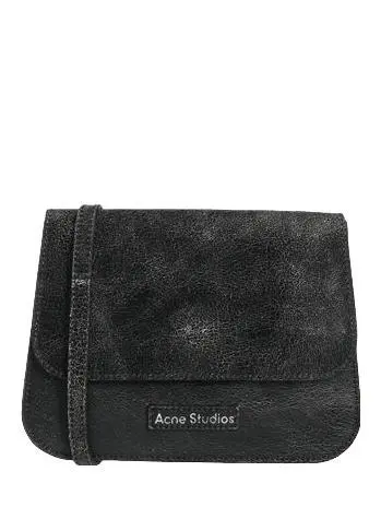 Acne Studios Leather Flap Cross-body Bag - Grey
