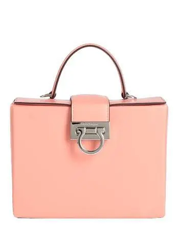 FERRAGAMO Calfskin Handbag - Salmon Pink