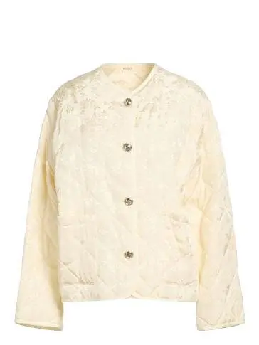 VICOLO Puffer Jacket Ivory Polyester - White