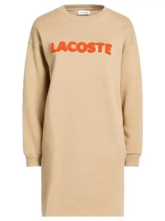 Lacoste Mini Fleece Dress - Beige