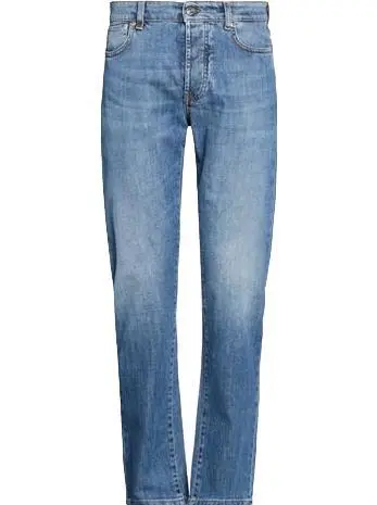 Iceberg Tapered Jeans With Five Pockets - Blue