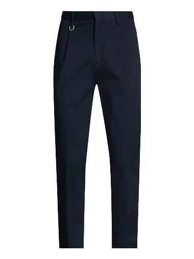PAOLO PECORA Pantalone Tessuto Pants Midnight Size Cotton, Elastane - Blue