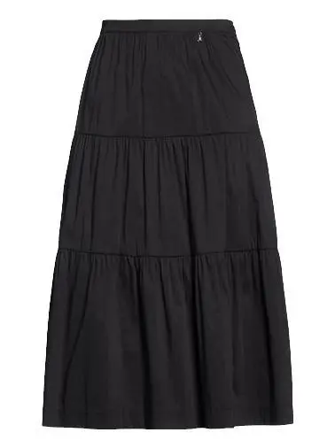 Patrizia Pepe Midi Flared Skirt - Black