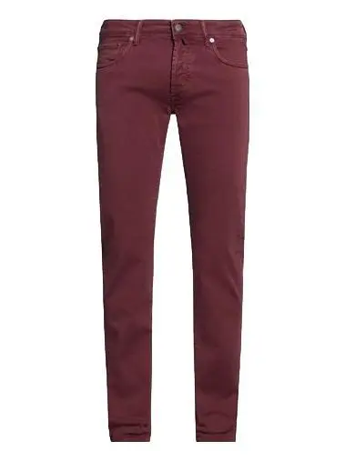 Incotex Tapered Gabardine Pants - Red