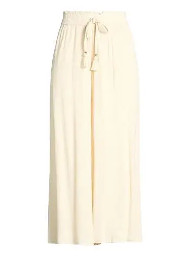 TWINSET Wide-leg Crepe Pants - White