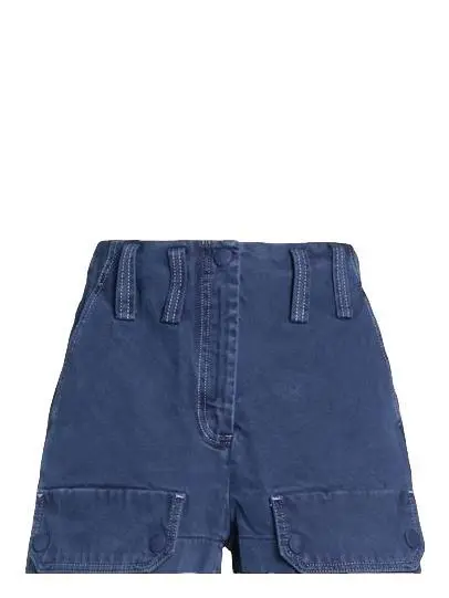 Sandro Cotton Gabardine Shorts - Navy