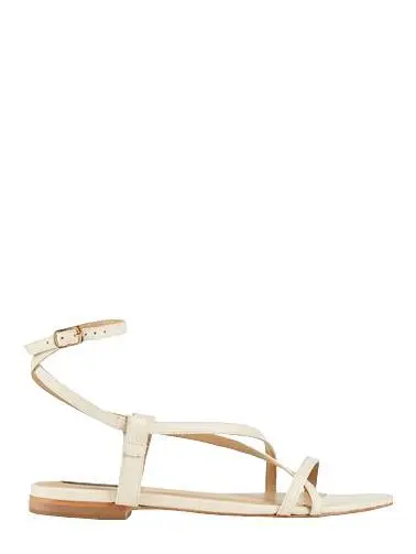 Patrizia Pepe Leather Sandals - White
