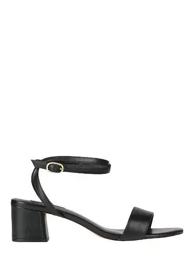 Patrizia Pepe Leather Sandals - Black