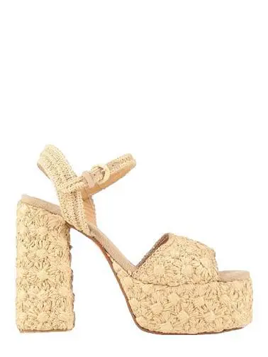 CastaÑer Raffia Sandals - Beige