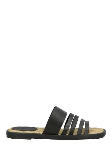 CastaÑer Leather Sandals - Black