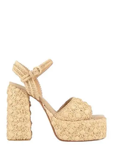 CastaÑer Floral-print Sandals - Beige
