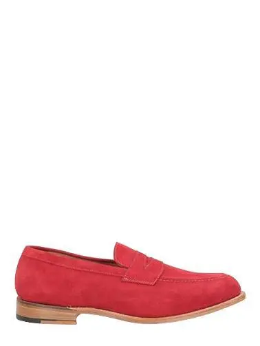 TRICKER'S Leather Loafers - Red