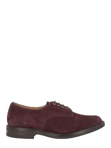 TRICKER'S Lace-up Derby Shoes - Plum