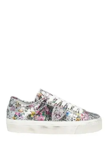 Philippe Model Paris Haute Leather Sneakers - Silver