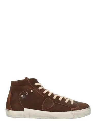 Philippe Model High-top Leather Sneakers - Brown