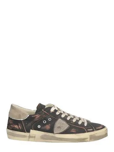 Philippe Model Prsx Leather Sneakers - Black