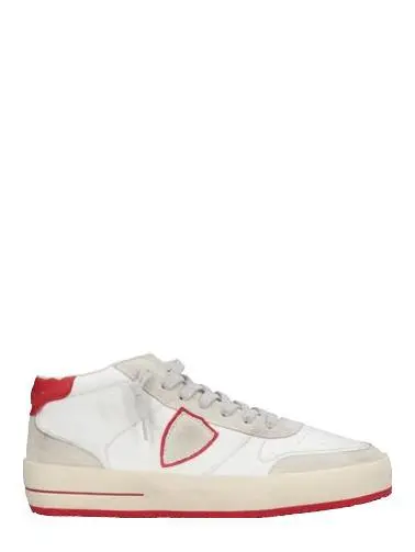 Philippe Model Leather High-top Sneakers - White
