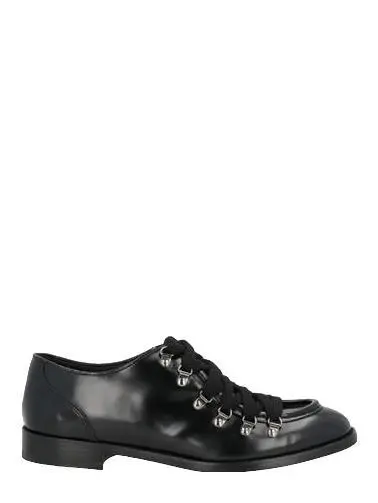 DOUCAL'S Lace-up Leather Shoes - Black