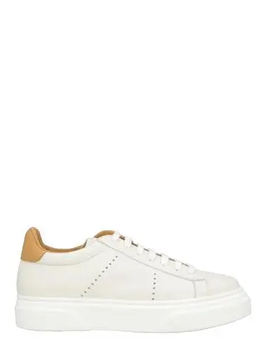 Eleventy Leather Low-top Sneakers - Off White