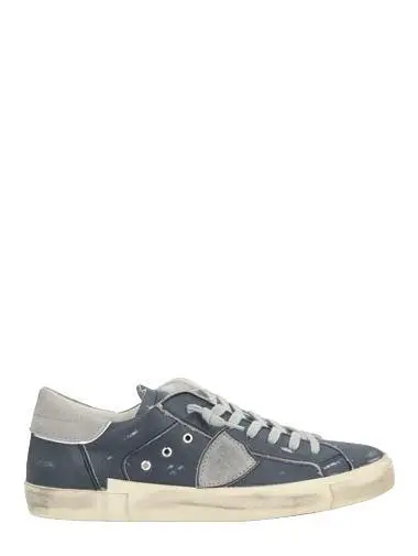 Philippe Model Prsx Leather Sneakers - Navy