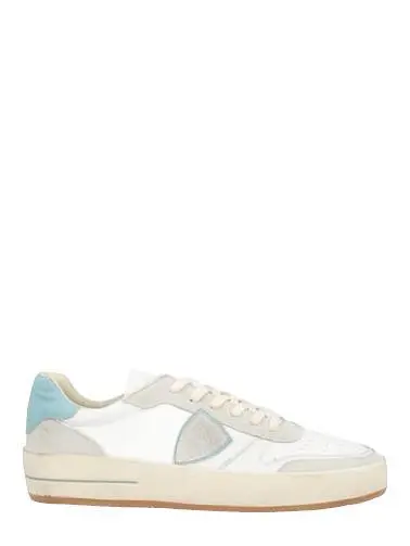 Philippe Model Leather Sneakers - White