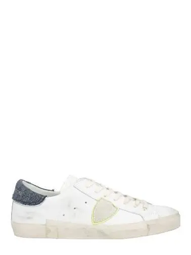 Philippe Model Prsx Leather Sneakers - White