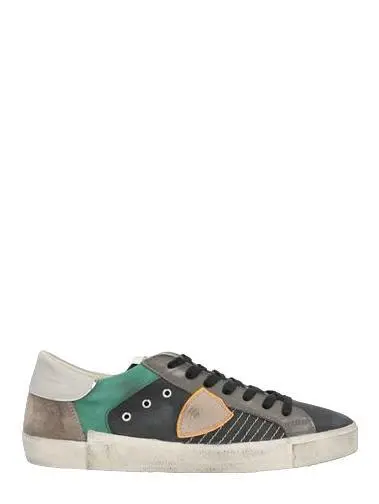 Philippe Model Prsx Leather Sneakers - Black