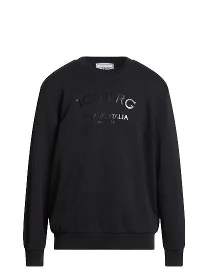 Iceberg Cotton-blend Crewneck Sweatshirt - Black
