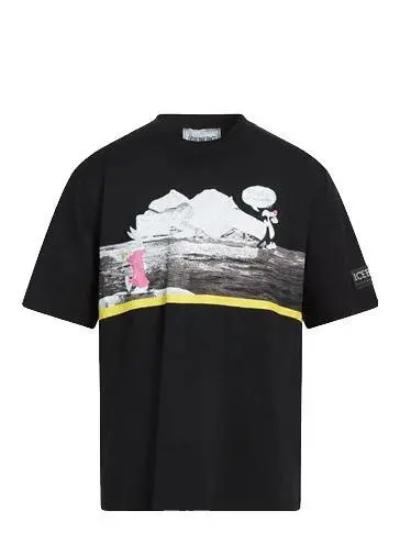 Iceberg T-shirt Jersey T-shirt Size Cotton - Black