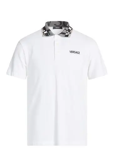 Versace Polo Shirt Size Cotton - White