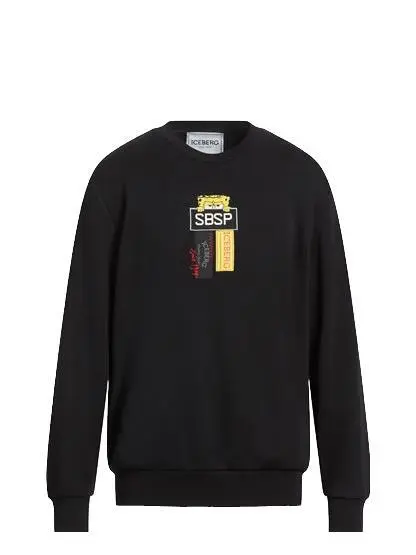 Iceberg Sweatshirt With Logo - Black