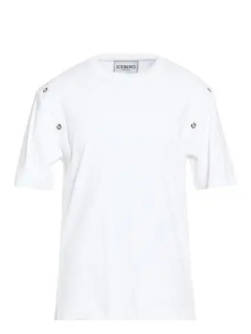 Iceberg T-shirt Jersey T-shirt Size Cotton, Polyurethane - White