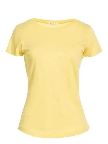 STEFAN BRANDT Crewneck Cotton T-shirt - Yellow