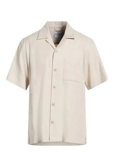 Iceberg Shirt Size Cotton, Linen, Elastane - Beige