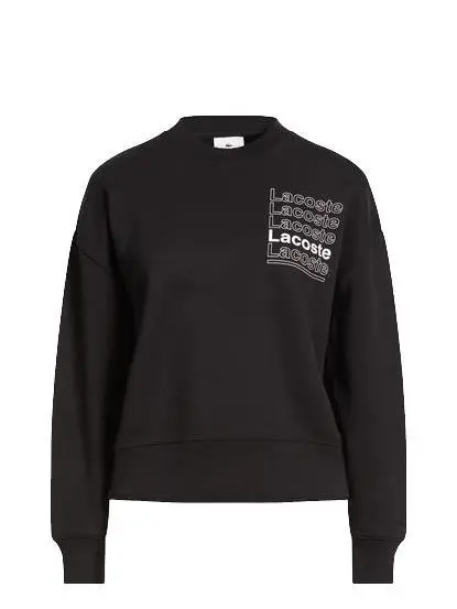 Lacoste Cotton Sweatshirt - Black