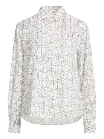 Lacoste Logo-print Satin Shirt - White