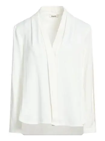 Sandro Satin Shirt - White