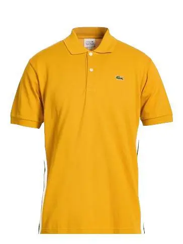 Lacoste X Ricky Regal Polo Shirt Marigold Size Cotton - Yellow